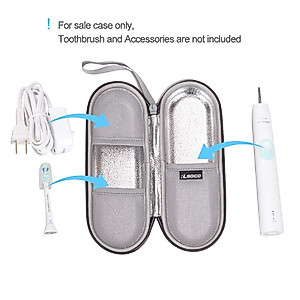 RLSOCO Hard Case for Philips Sonicare ProtectiveClean 4100/5100/6100/1100/6500/7500 Electric Toothbrush & Works With Oral-B Pro 1000 / Pro-Health/Pro 5000 / Pro 3000 / Pro 1500 Electric Toothbrush