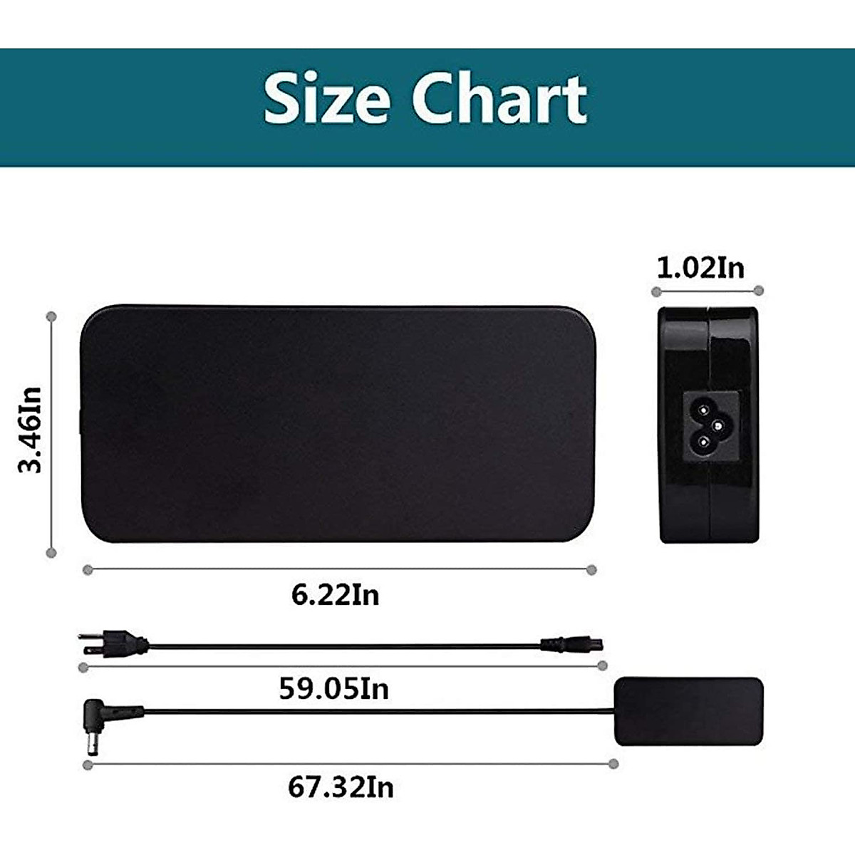 Replacement New ROG 230W 180W AD230-01E Adapter, Rog Strix G531GT G531GW G531GV G531GU G531GD G731GU G731GW G731GV G731GT Hero Scar III 15 17 ROG Zephyrus Gaming Laptop Power Supply