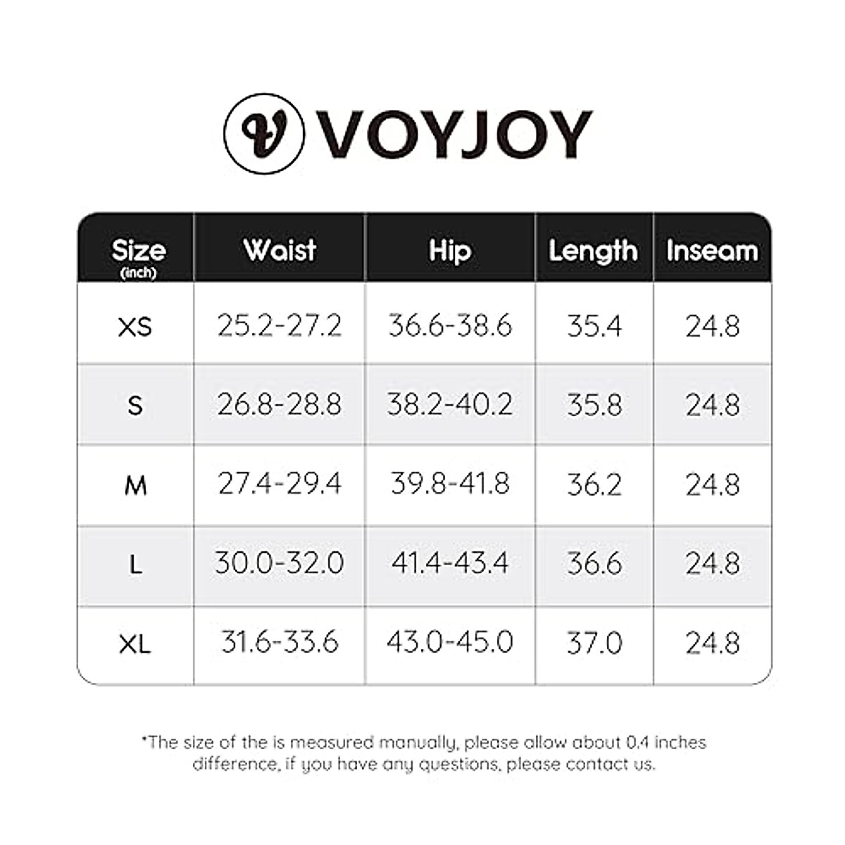 VOYJOY V-Back Scrunch Butt Leggings Workout Gym Lifting Leggings Gym Leggings Booty Tights Deep Black