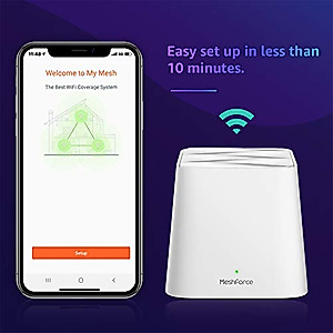 Meshforce M1 Mesh WiFi System: 6+ Rooms Whole Home Coverage