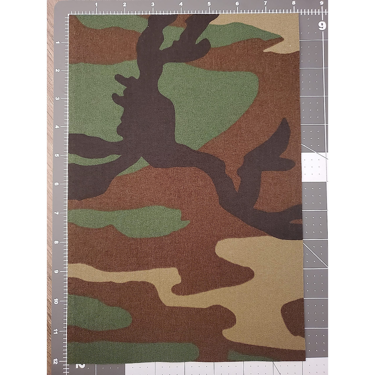 Dangerfield Arms TackGear Wrap 8" x 12" MultiCam Cordura Camouflage Adhesive Wrap 500 Denier adhesive back for kydex and other items (Woodland Camo M81)