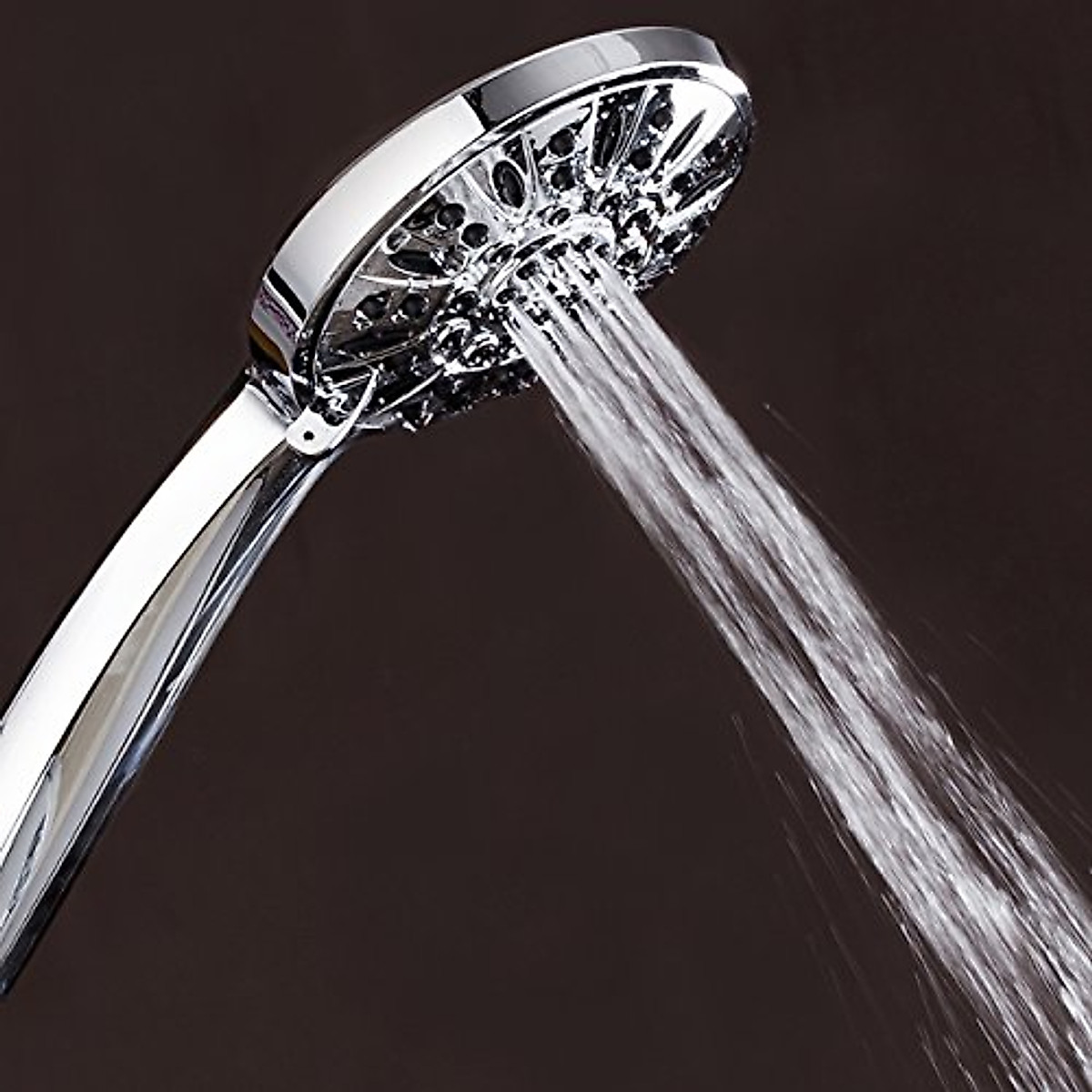 AquaDance 3316 High Pressure 6-Setting 4" Chrome Face Hand Held Head with Hose for The Ultimate Shower Experience Officially Independently Tested to Meet Strict US Quality & Performance Standards