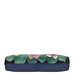 Anna by Anuschka Medium Crossbody, Three Kittens Blue