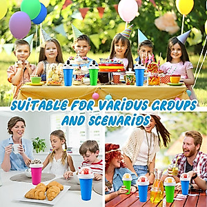 Slushie Maker Cup, Magic Frozen Slushy Maker Squeeze Cup, Smoothie Squeeze Cup for Juices, Milk Shake Ice Cream Maker, Cooling Cup (Pink, Large)