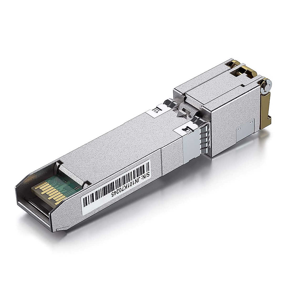 10Gtek 𝟭𝟬𝗚𝗕𝗮𝘀𝗲-𝗧 SFP+ to RJ-45 Transceiver, 10Gbe SFP+ Copper Ethernet CAT6a Module, up to 30m, for Cisco SFP-10G-T-S, Ubiquiti UniFi UF-RJ45-10G, Fortinet, TP-Link TL-SM5310-T and More