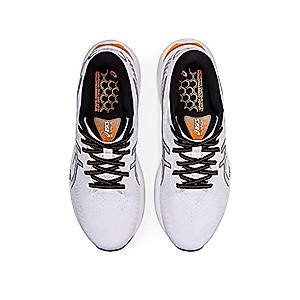 ASICS Men's Gel-Cumulus 24 Shoes, 10.5, White/Piedmont Grey