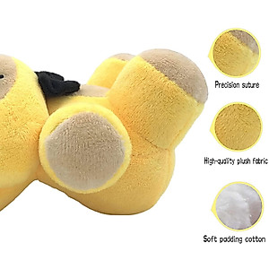 10in Purple Hat Golden Freddy Plushie - Soft Stuffed Bear Fazbear Freddie Toy