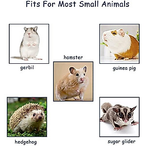 Tfwadmx 2PCS Pet Cage Hanging Hammock Hideout Tunnel Cave, Guinra Pig Warm Bunkbed, Chinchilla Bedding Accessories for Small Animals Hamster Sugar Glider Squirrel Hiding Playing Sleeping