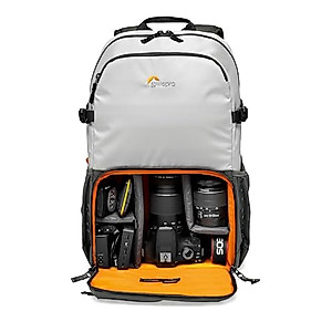 Lowepro LP37238-PWW Truckee BP 250 LX Outdoor Camera Backpack, Fits 15 inch Tablet, for Compact DSLR/Mirrorless, for Sony, Canon, Nikon, 1-2 Lenses, Gimbal, Video Drone, DJI, Osmo, Mavic, Light Grey
