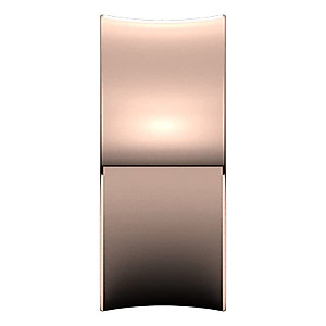 Bonyak Jewelry 10k Rose Gold 9mm Concave Comfort Fit Band Beautiful Design, Size 7.5
