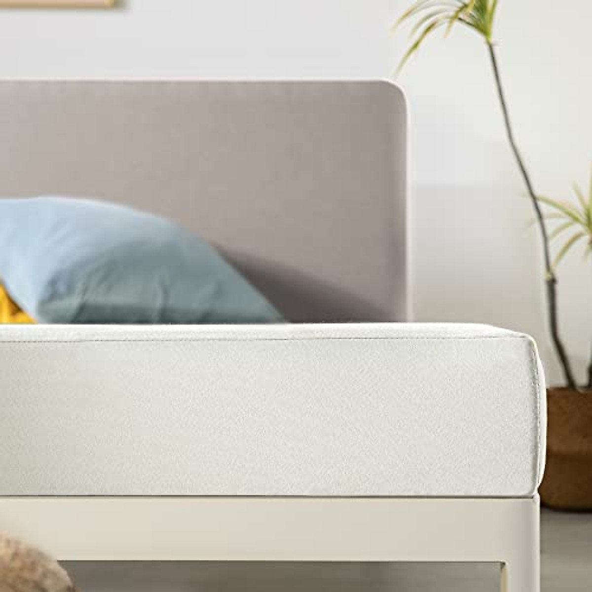 Best Price Mattress 6" Signature Green Tea Memory Foam Mattress, Twin, White