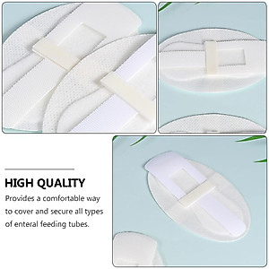 HEALLILY 6Pcs G-Tube Holder Concealment Gastrostomy Tubes Sticker Abdominal Feeding Tubes Dialysis Catheter Tube Holder Catheter Stabilization Device 1