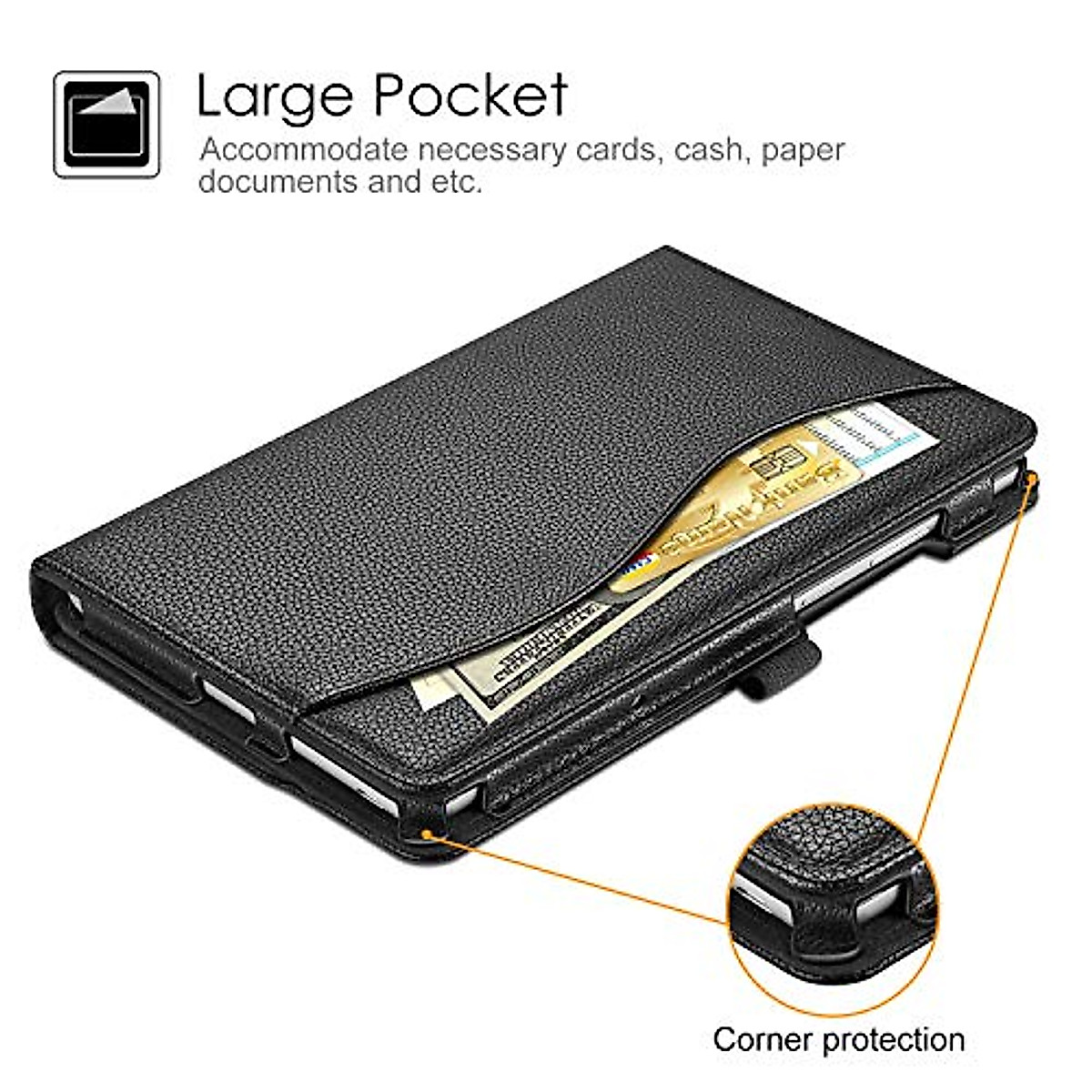 Fintie Case for Lenovo 8" Tab M8 Gen 3 2022(TB-8506F/X), Multi-Angle Viewing Folio Cover