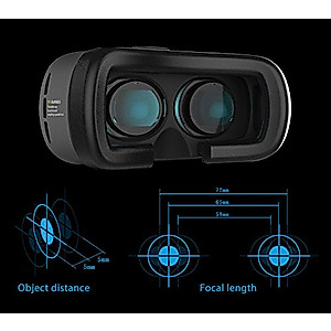 3D Virtual Reality VR Glasses Box 2 Headset Helmet for iPhone Samsung Galaxy S6