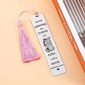Inspirational Bookmark for Powerful Women Girls Female Lawyer Students Book Lover Birthday Graduation Law Bookmark Gifts for Daughter Friends Lady BFF Christmas Gifts for Teenage Girls Fans