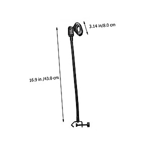 Mikinona 6 Pcs microphone stand Heavy Duty Mic Stand Mic Holder Microphone Cradle Mount studio microphone tabletop mic stand gooseneck microphone Universal Microphone Holders flat stand up