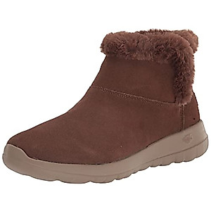 Skechers Women's ON-The-GO Joy-Bundle UP Fashion Boot, Brown, 8