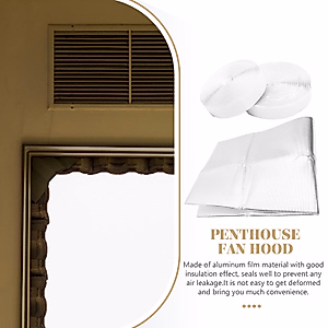 Attic Armour Attic Fan Cover, Insulation Cover with Strips with Adhesive for Attic Fan, Attic Ceiling Insulation Shutter Cover, Fits Up to 50.78 x 37.4 inch