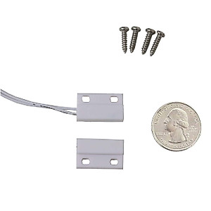Awoco 12VDC Easy-Install Magnetic Switch for Awoco Magnetic Switch Controlled Air Curtains (White Color)