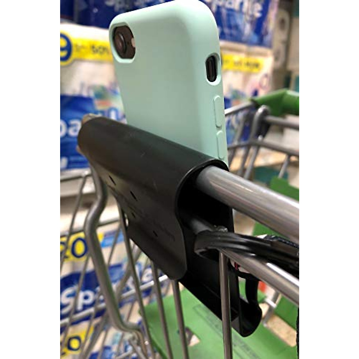 Cart Phone Caddy - Smartphone Holder for Shopping Cart - Safely Secures Cell Phone While you Shop