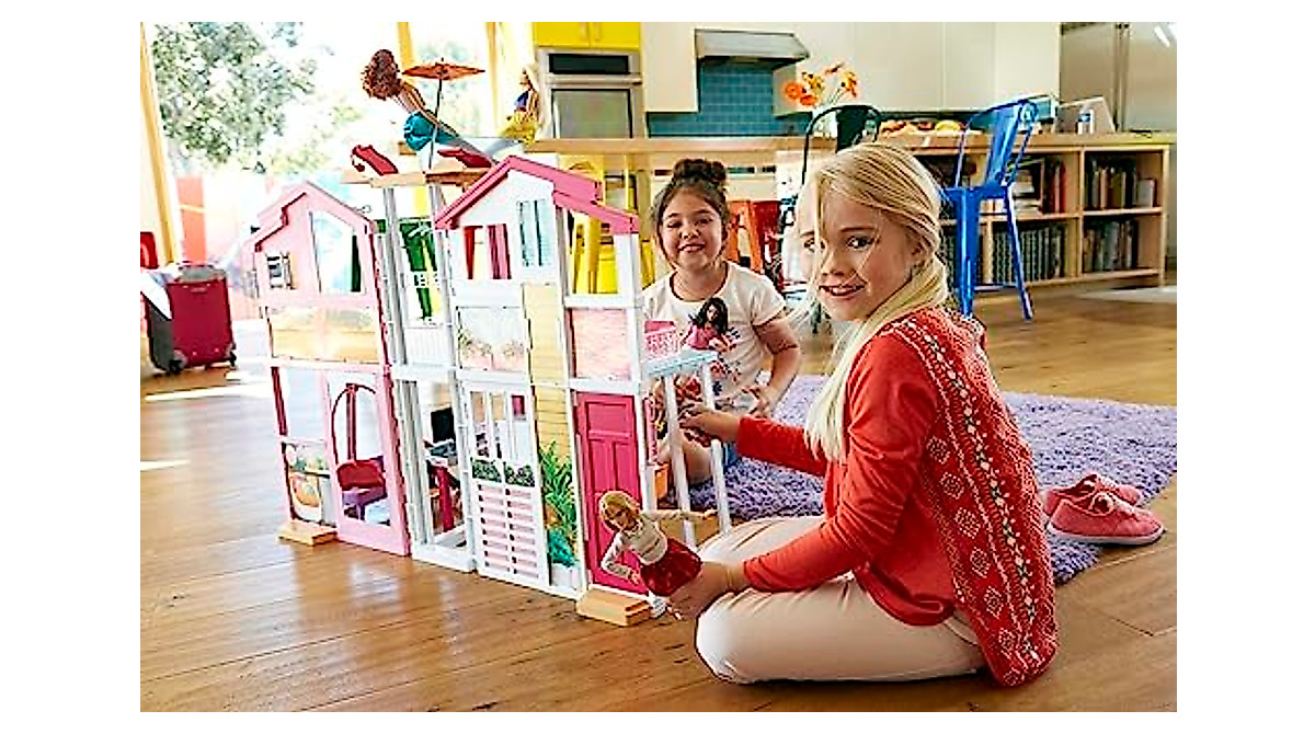 Barbie 3-Story Townhouse - Fun & Creative Play Space