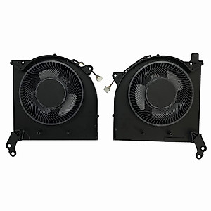 LANDALANYA Replacement New CPU and GPU Cooling Fan fLenovo Legion （ Y7000P R7000P RTX3060 2021 ） Legion 5-15IMH05H Y550-15E 2021H Series DC10V 0.8A DFSAL12E064860 FNK9 DFSAL12E164810 FNKA Fan
