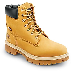 Timberland PRO 6IN Direct Attach Men's, Wheat, Soft Toe, MaxTRAX Slip Resistant, WP/Insulated Boot (9.0 M)