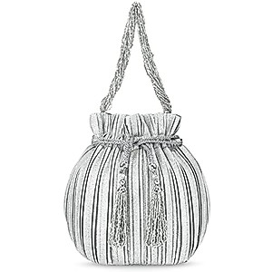 Aheli Potli Bags for Women Evening Bag Clutch Ethnic Bride Purse with Drawstring (P63S)