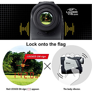 Nikon COOLSHOT 50i Golf Rangefinder (16760) Bundle with 3 Extra CR2 Batteries and a Cleaning Cloth - Waterproof, Magnetic, Flagstick Lock On Technology with Slope Adjustment - Mens Golf Accesories