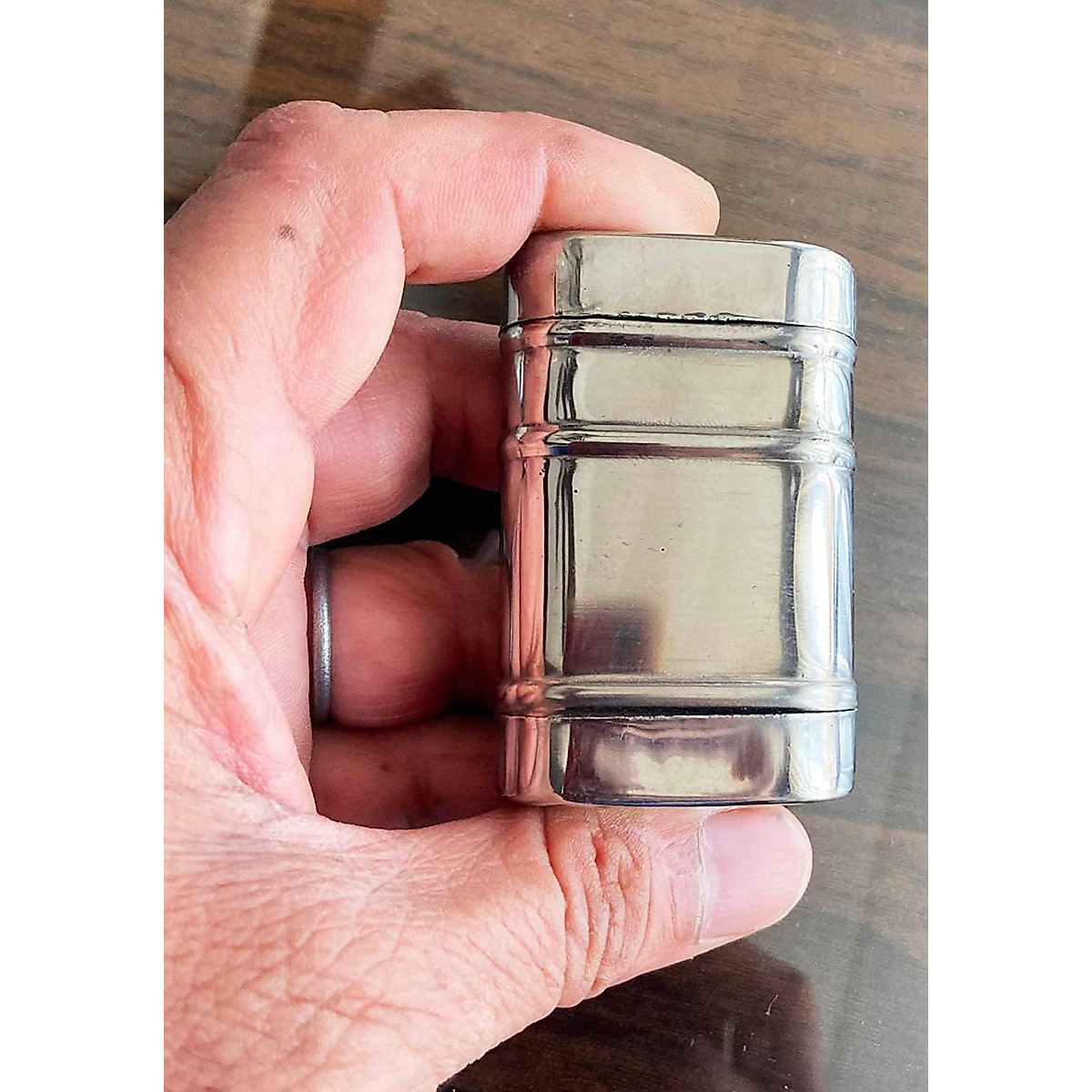 Chunauti Stainless Steel Chunauti/Surti/Khaini Chunauti Dibbi | Box | Stainless Steel Chunauti |B0CLVHDF9K