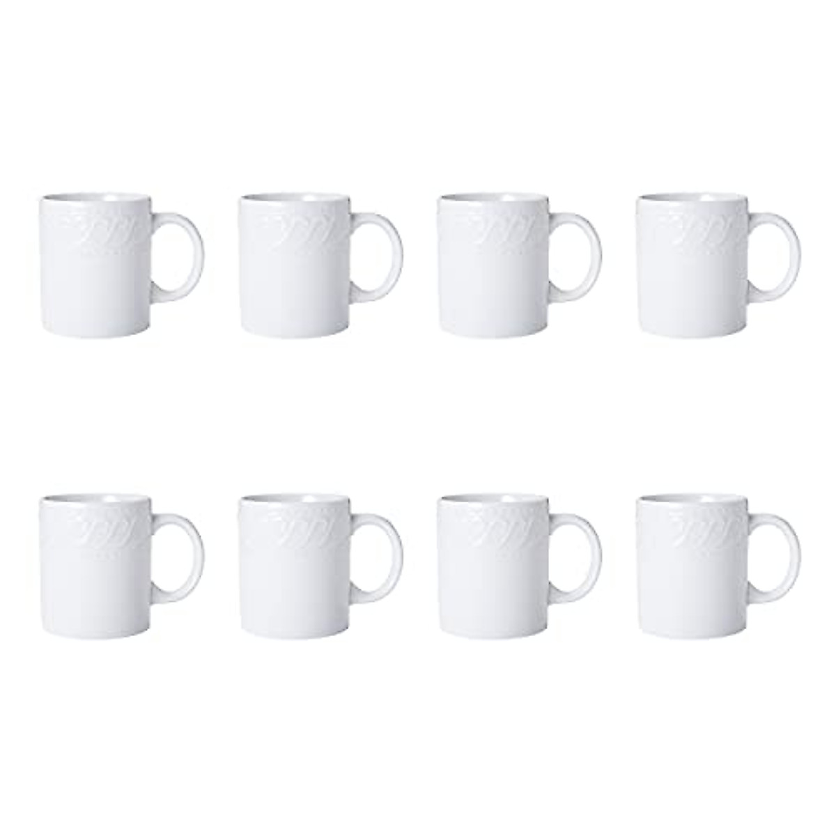 Pfaltzgraff Sylvia Dinnerware Set, 32 Piece, White