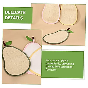 Cat Scratching Post Pets Toys House Toy Cat Sofa Protector Cat Scratcher Mat Natural Sisal Cat Scratcher Kitten Scratching Pad Kitten Scratch Plaything Cat Scratch Plaything Green