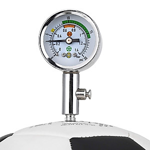 Leftwei Portable Metal Ball Pressure Gauge,Air Pressure Gauge Lightweight and Rugged Rustproof Air Gauge for Basketball Soccer, Volleyball