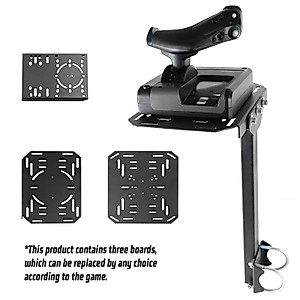 Dardoo Accessories Gear Shift Platform Fit for 50MM Round Tube Racing Simulation Cockpit Gearshift Frame