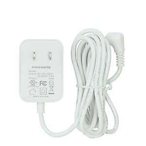 LEFXMOPHY SM24RX Power Cord, AW007WR-0500070UV AC Adapter Replacement for ANMEATE SM935E / SM24RX / SM24TX SM24 Baby Monitor Camera Charger (White)