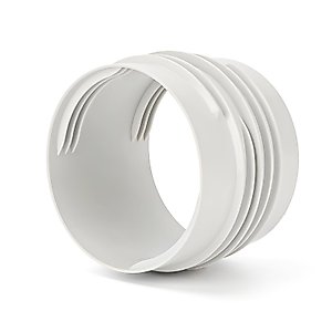 ODDMUCK Portable AC Hose Coupler with 5.1"/5.9" Diameter Exhasut Vent Connector for Clockwise&Counter Clockwise Threads Air Conditioner Hose Coupler Coupling Extension (5.1"/5.9“)