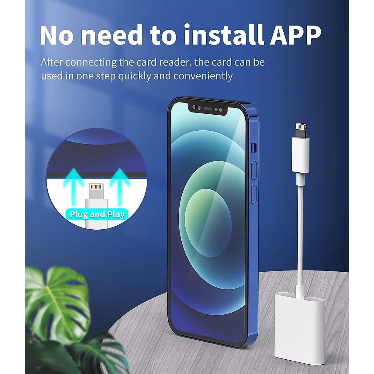 Micro SD Card Reader Adapter Accessories Iphone Camera Memory TF Lightning Compact Flash Photo Viewer Compatible for 13 12 11 Pro Max X XS XR 8 7 6plus Ipad Air Mini 2021 2020 2019 Apple MFI Certified