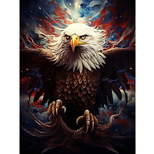 Bimkole 5D Diamond Painting Kits, Full Drill DIY Rhinestone Embroidery Set Paint with Diamonds Art by Number Kits Cross Stitch Home Wall Craft Decoration (12x16 inch)#b11218