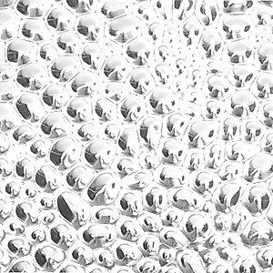 Hammered Rectangular Tray, Hammered Tray Odorless Exquisite Decoration for Bathroom(Silver)