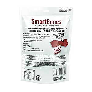 SmartBones Beef Dog Chew, Mini, 24 pieces/pack, 24 Count(066410)