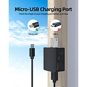 AC Wall Charger Fit for Asus Google Nexus 7, Nexus 7 FHD, Nexus 7 2013, Nexus 9, Nexus 10 Tablet Power Supply Adapter Cord Data Cable