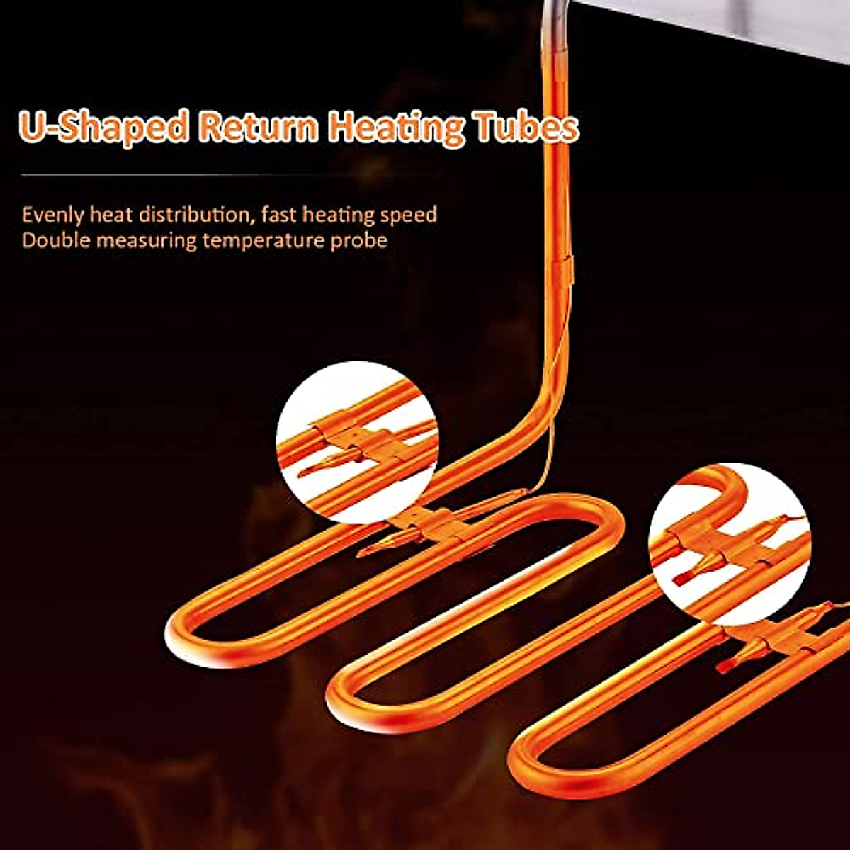 Casulo Electric Deep Fryer with Removable 2 x 6L Basket & Lid, 20.7QT Commercial Deep Fryers with Temperature Limiter, Stainless Steel Double Fryer for Turkey, French Fries, Donuts and More