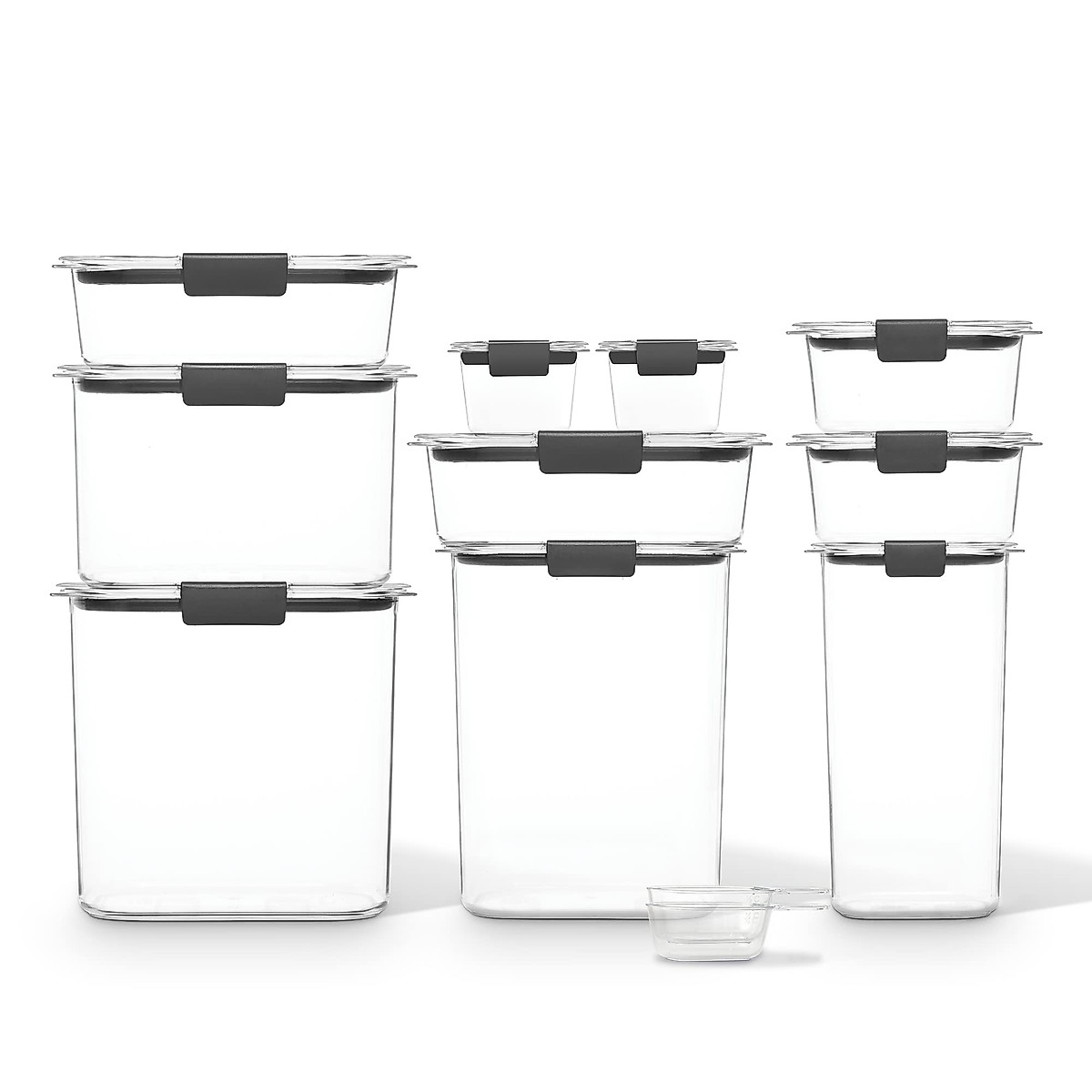 Rubbermaid Brilliance BPA Free Food Storage Containers Set with Lids (10 Pieces) and Brilliance BPA Free Food Storage Containers Set with Lids (6 Pieces)
