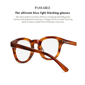 Christopher Cloos - Passable Bourbon - Danish Design Blue Light Glasses for Men & Women - Fashion designer glasses - Computer Glasses - Unisex - Non Prescription - Prescription Ready