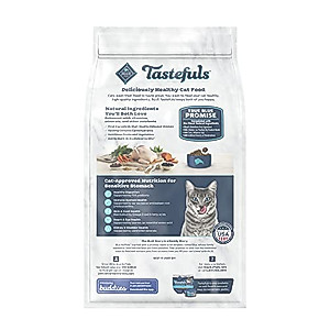 Blue Buffalo Tastefuls Sensitive Stomach Natural Adult Dry Cat Food, Chicken 7lb bag