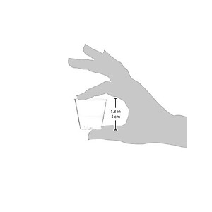 Premium Clear Round Plastic Shot Cups - 1oz (50 Count) | Perfect for Parties & Events