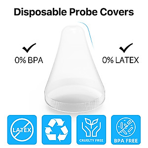 [Ear Thermometer Kit ] Femometer Family 1015 Ear Thermometer and 96X Probe Covers