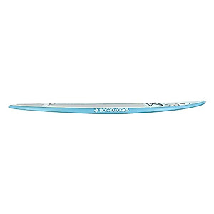 Boardworks Sōlr | Recreational Stand Up Paddleboard | X-Shot Epoxy Hardboard with Paddle | 10' 6" | Blue/Yellow/Grey, 4440720527