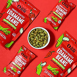 The Only Bean Crunchy Roasted Edamame - Healthy Snacks for Adults and Kids (Variety Pack) Low Calorie & Carb Keto Snack Food, Vegan Gluten Free High Protein Office Snack (11g), 0.9oz 24 pack