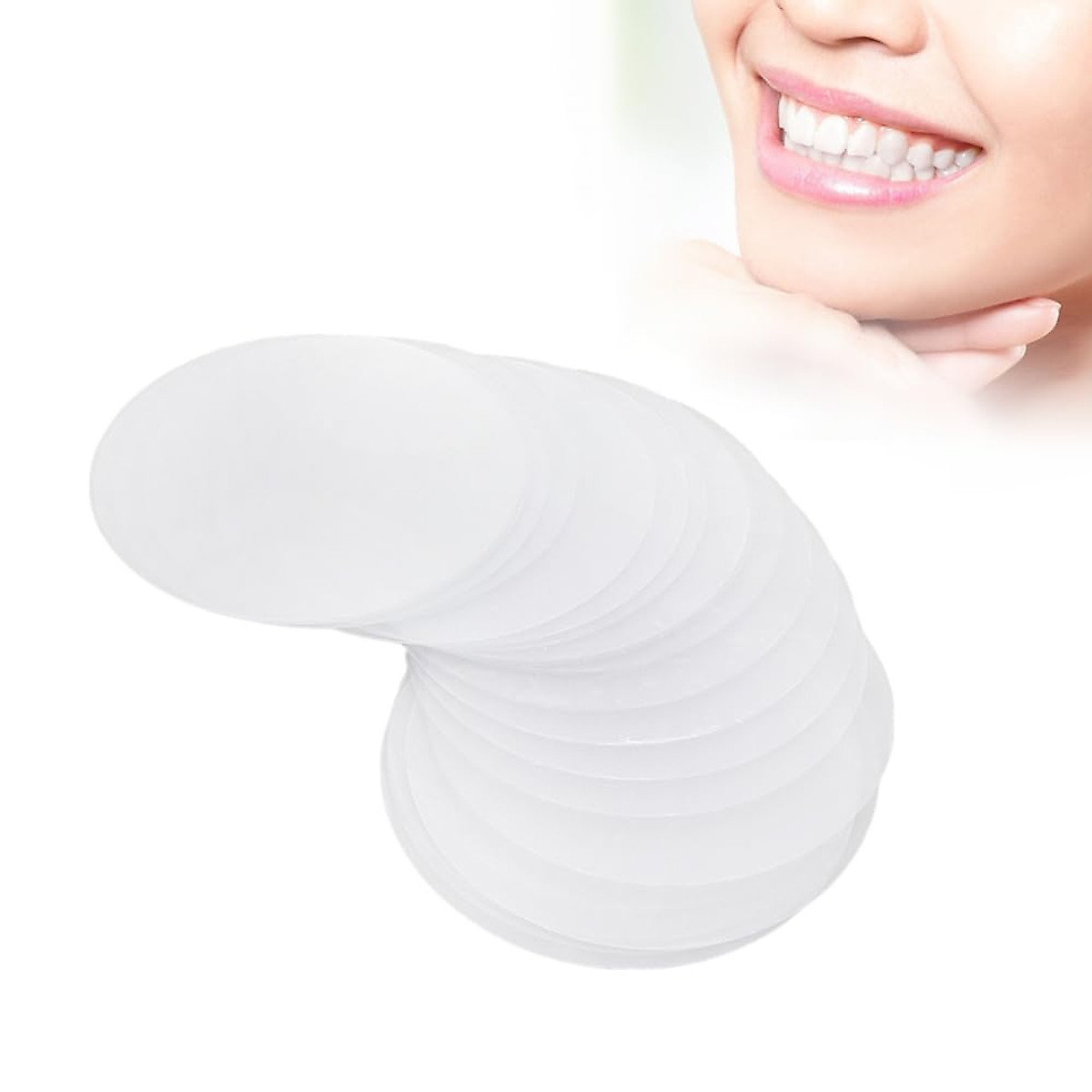 20pcs Dental Hard Splint Sheets Round, Vacuum Forming Sheet Thermoforming Material Round Good Thermoforming Performance, for Vacuum Forming Machine